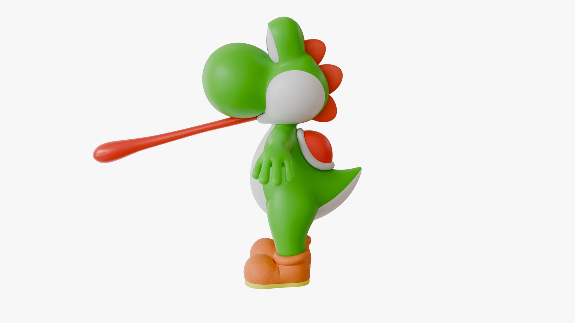 Yoshi Character Cinematic Super Mario World(1) 3D - TurboSquid 2260730