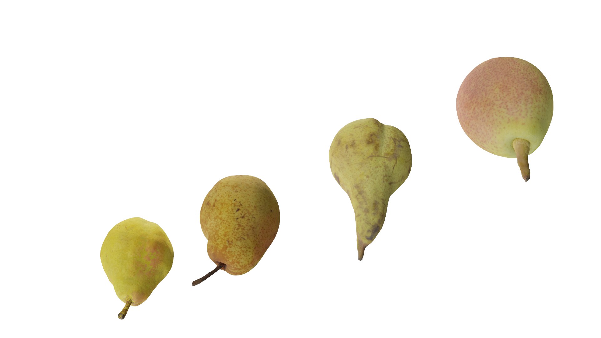 3D Model Pears - TurboSquid 2121527