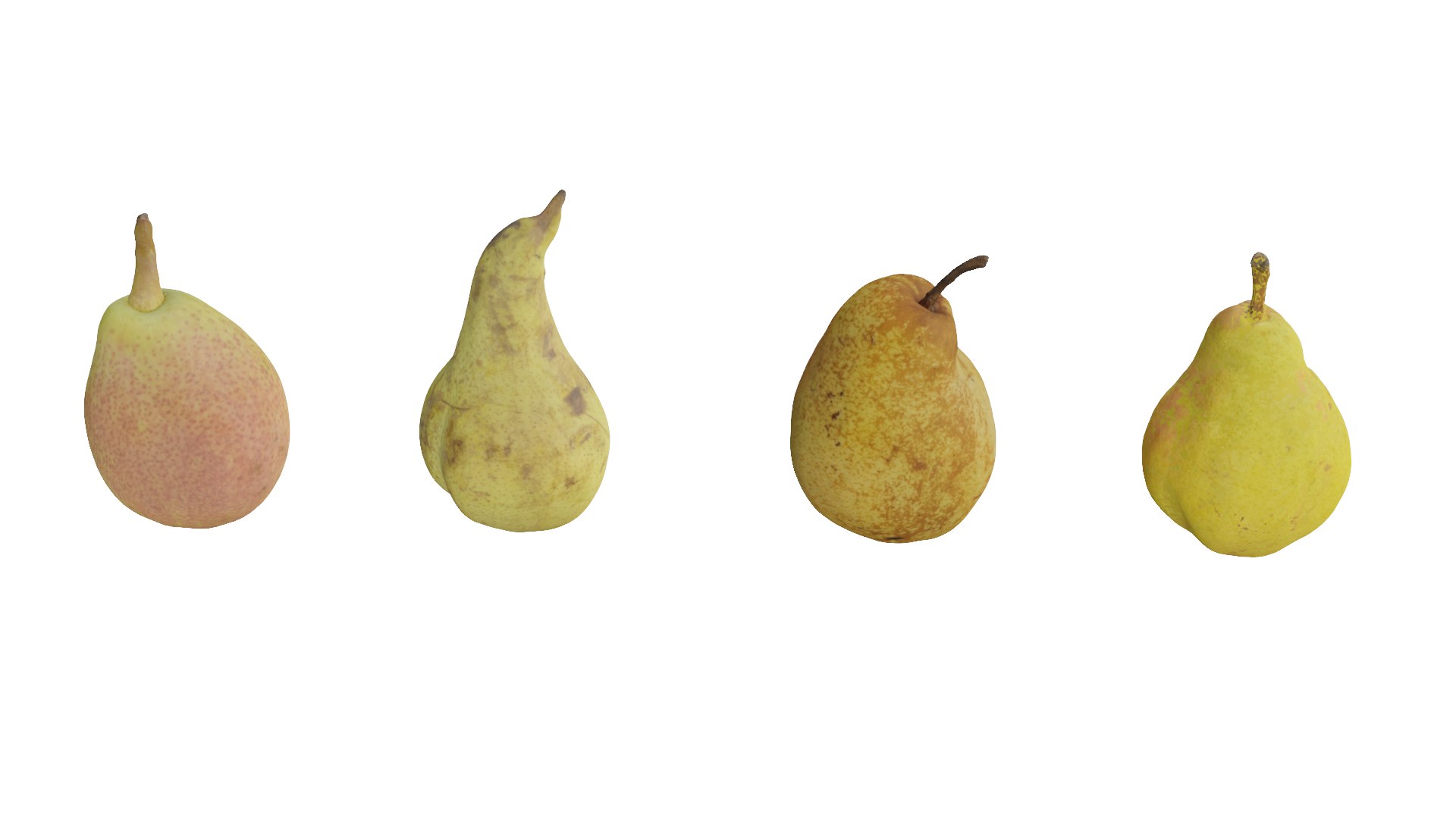 3D Model Pears - TurboSquid 2121527