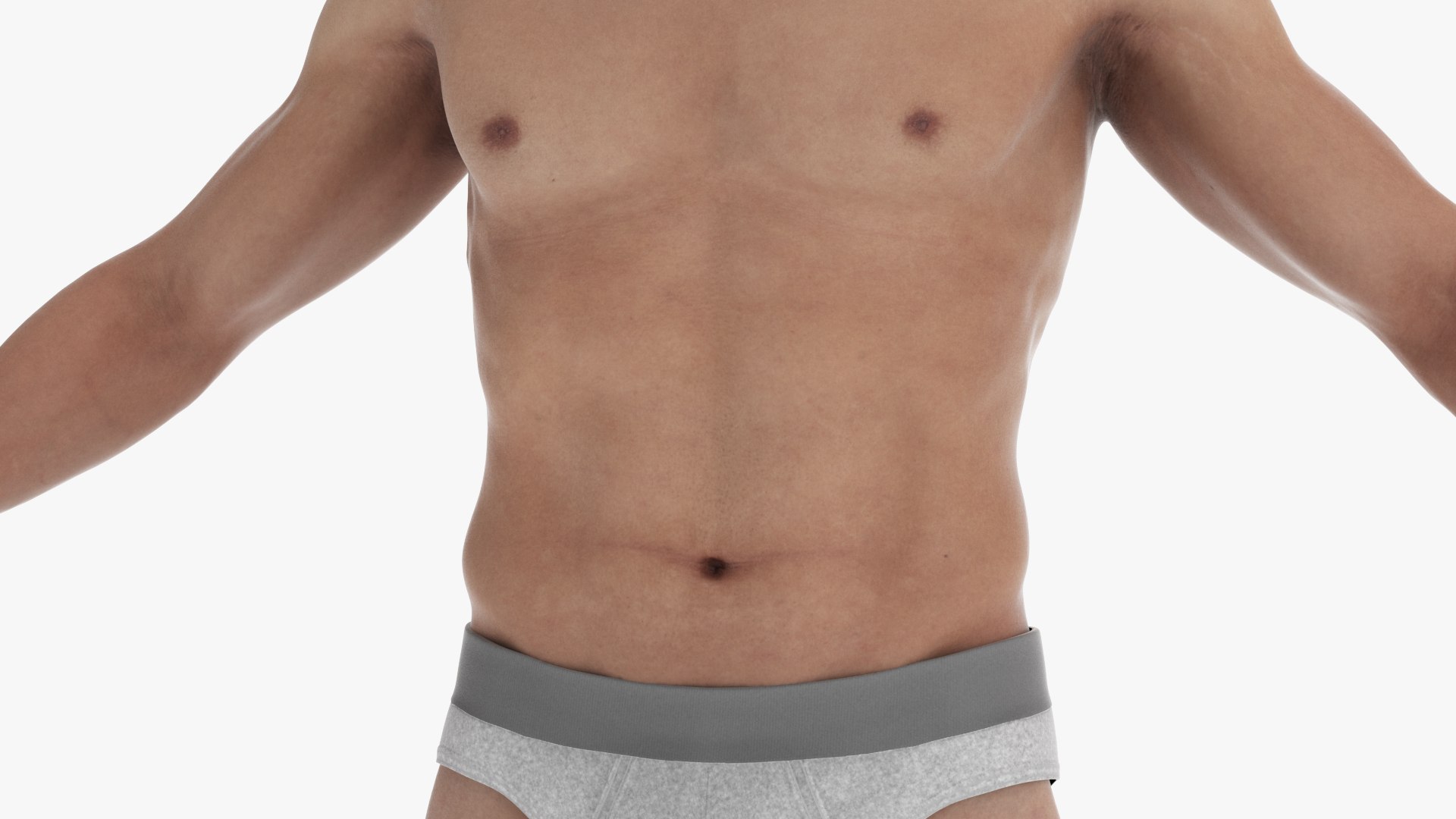 Fit Male Human Figure A-pose 3D Model - TurboSquid 2279824
