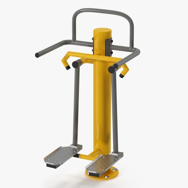 modelo 3d Single Adductor Outdoor Fitness Equipment Yellow - TurboSquid ...
