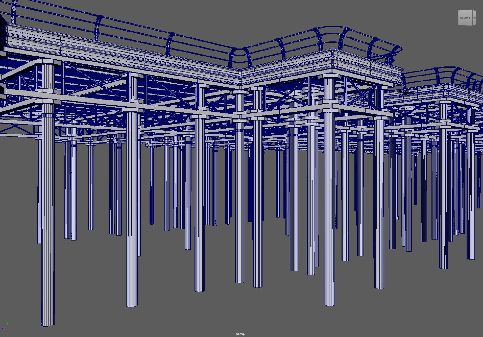 Pier Structure 3D Model - TurboSquid 2112259