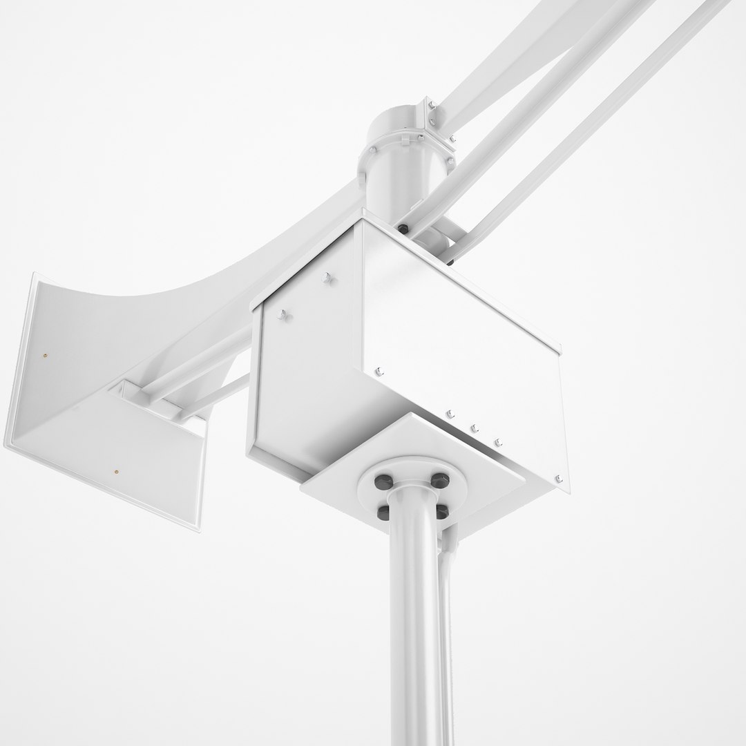 Emergency Tornado Siren 3D Model - TurboSquid 1433364