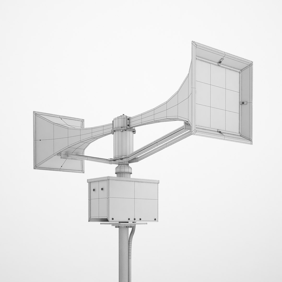 Emergency Tornado Siren 3D Model - TurboSquid 1433364
