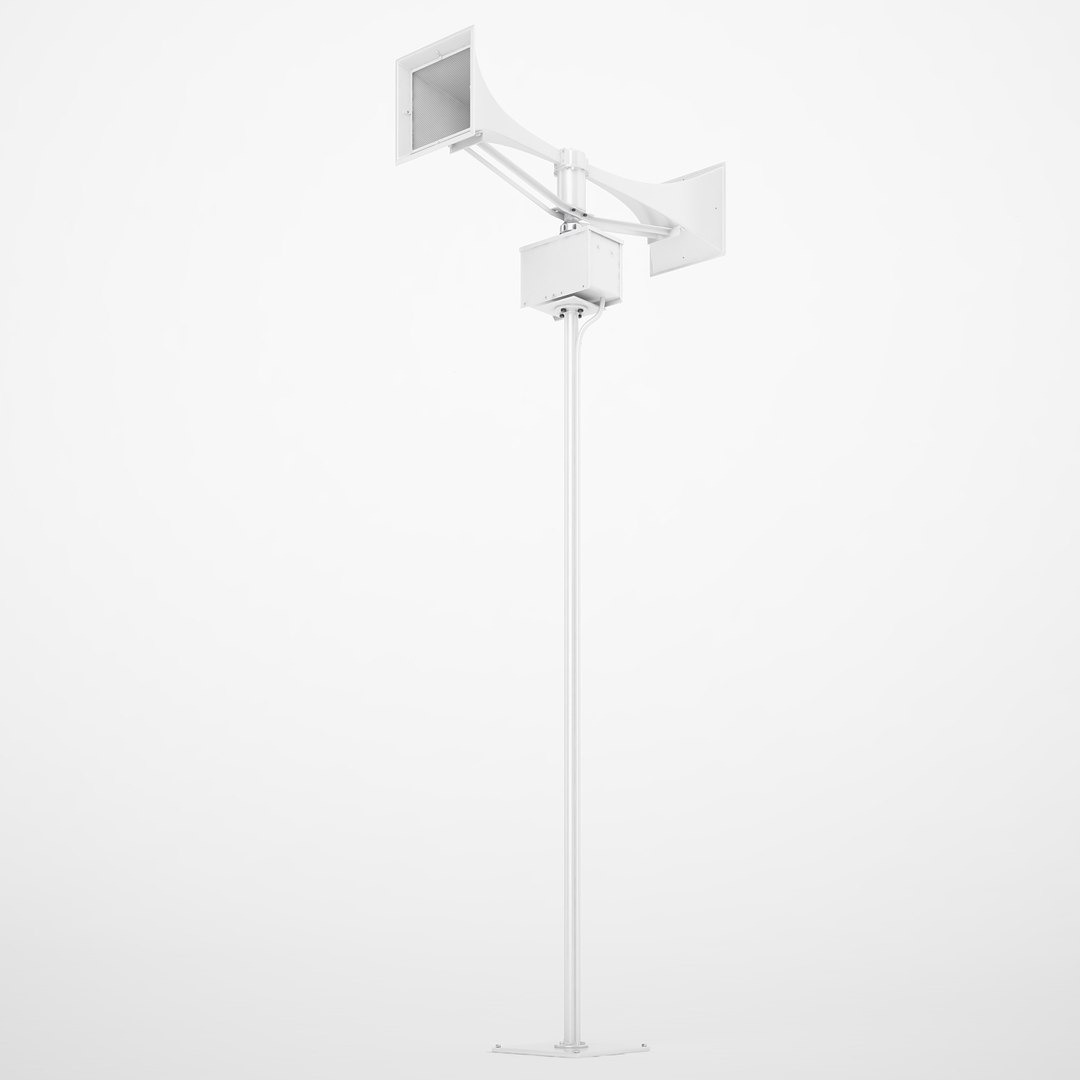 Emergency Tornado Siren 3D Model - TurboSquid 1433364
