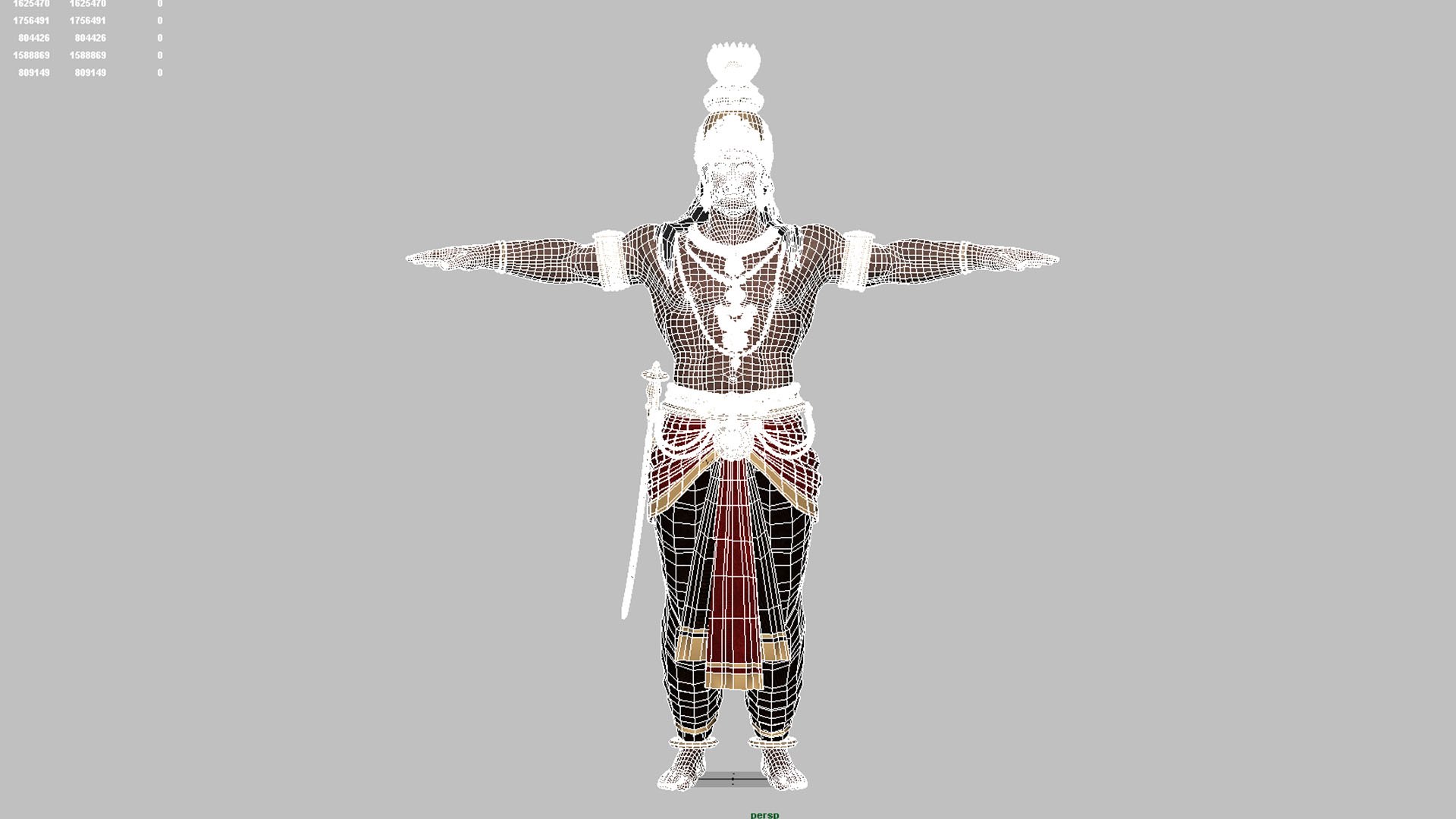 Ravana T Pose Model - TurboSquid 2296817