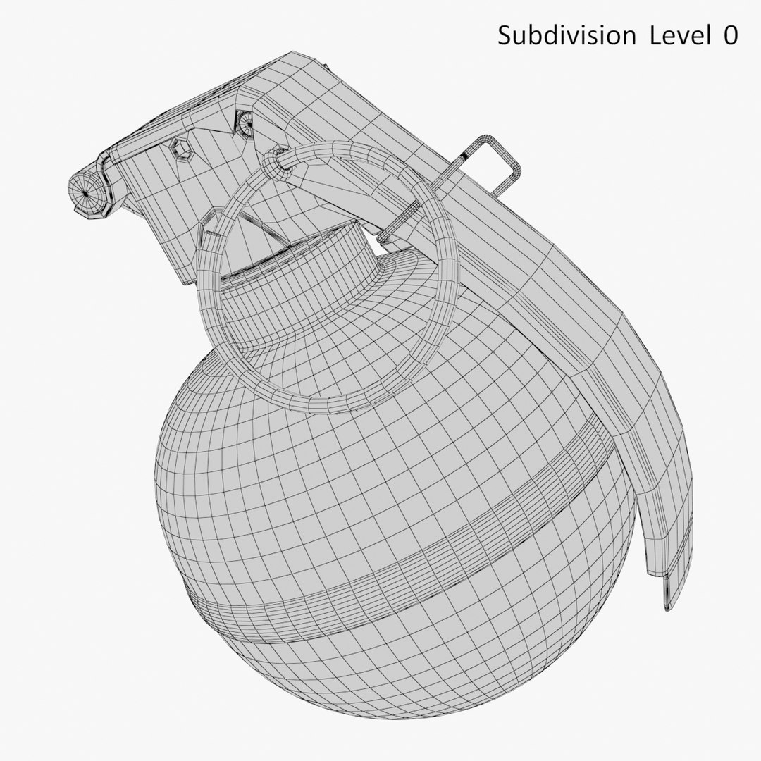 M-67 01 3D Model - TurboSquid 1250556