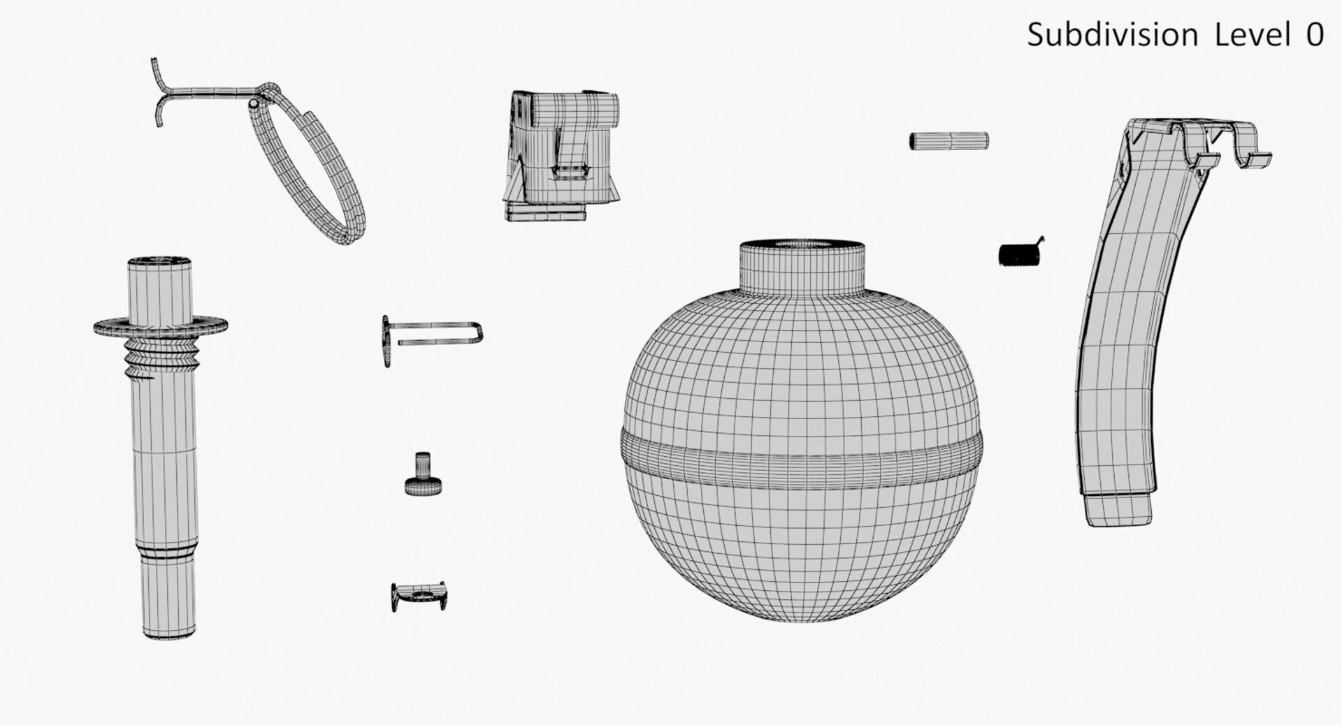 M-67 01 3D model - TurboSquid 1250556