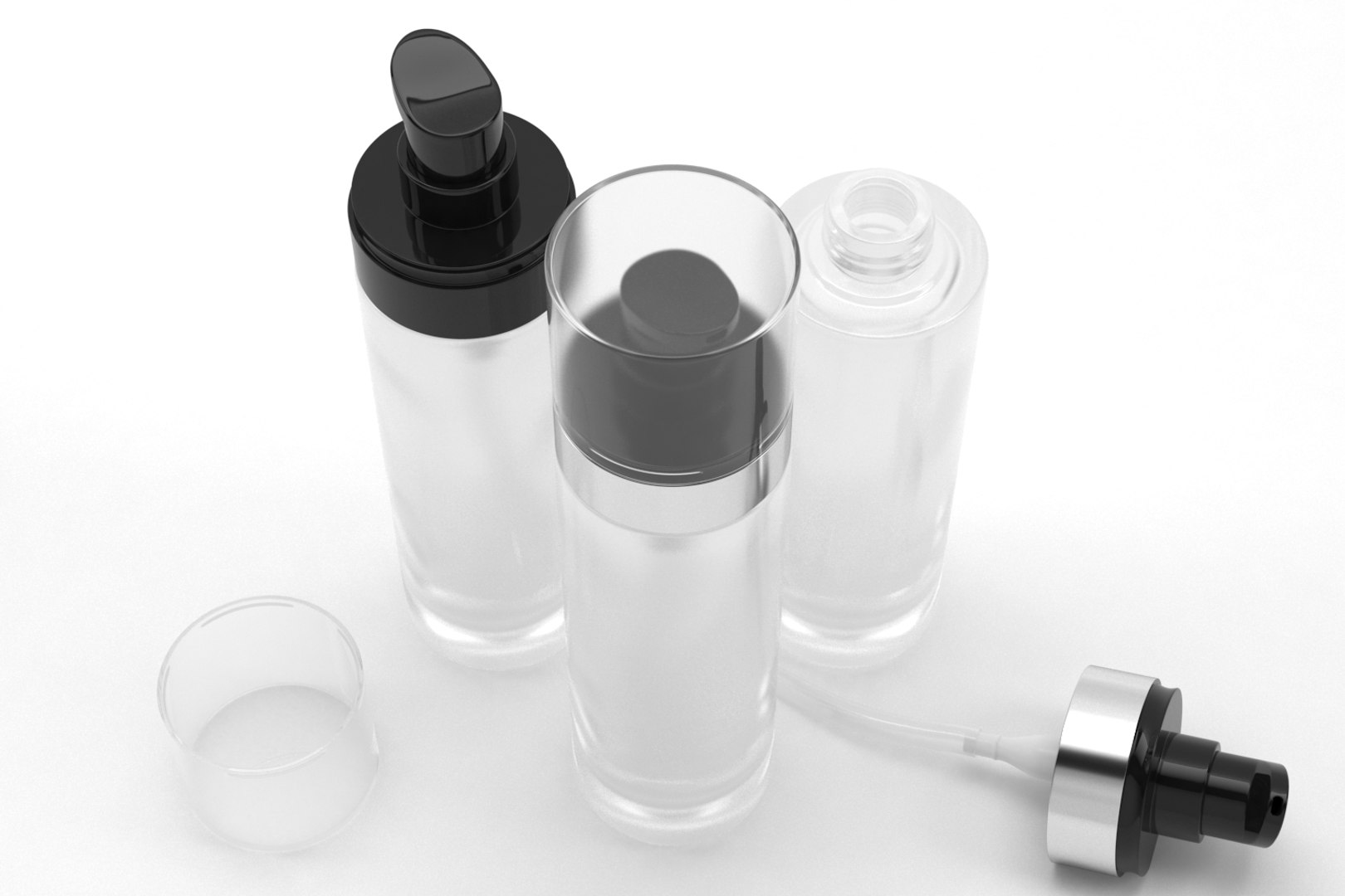 3D Bottle 50ml Type3 Model - TurboSquid 1460164