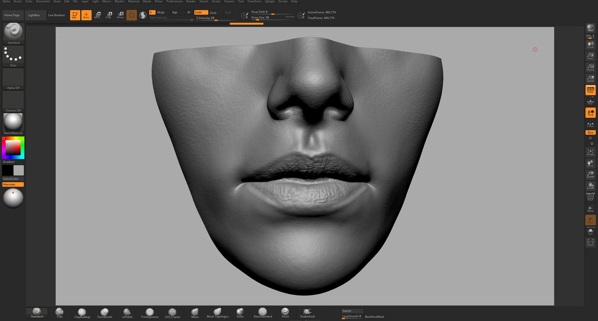 3D Female Lip - TurboSquid 1480902