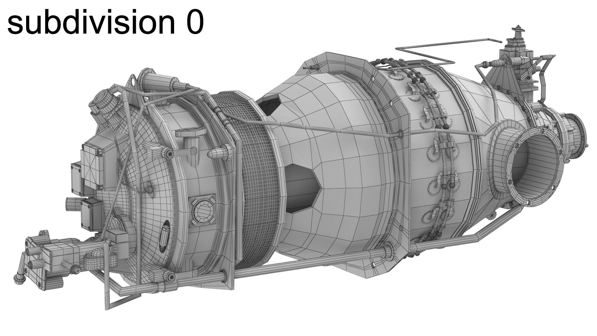 Engine Pratt And Whitney Canada PT6 Blue Model - TurboSquid 2323085