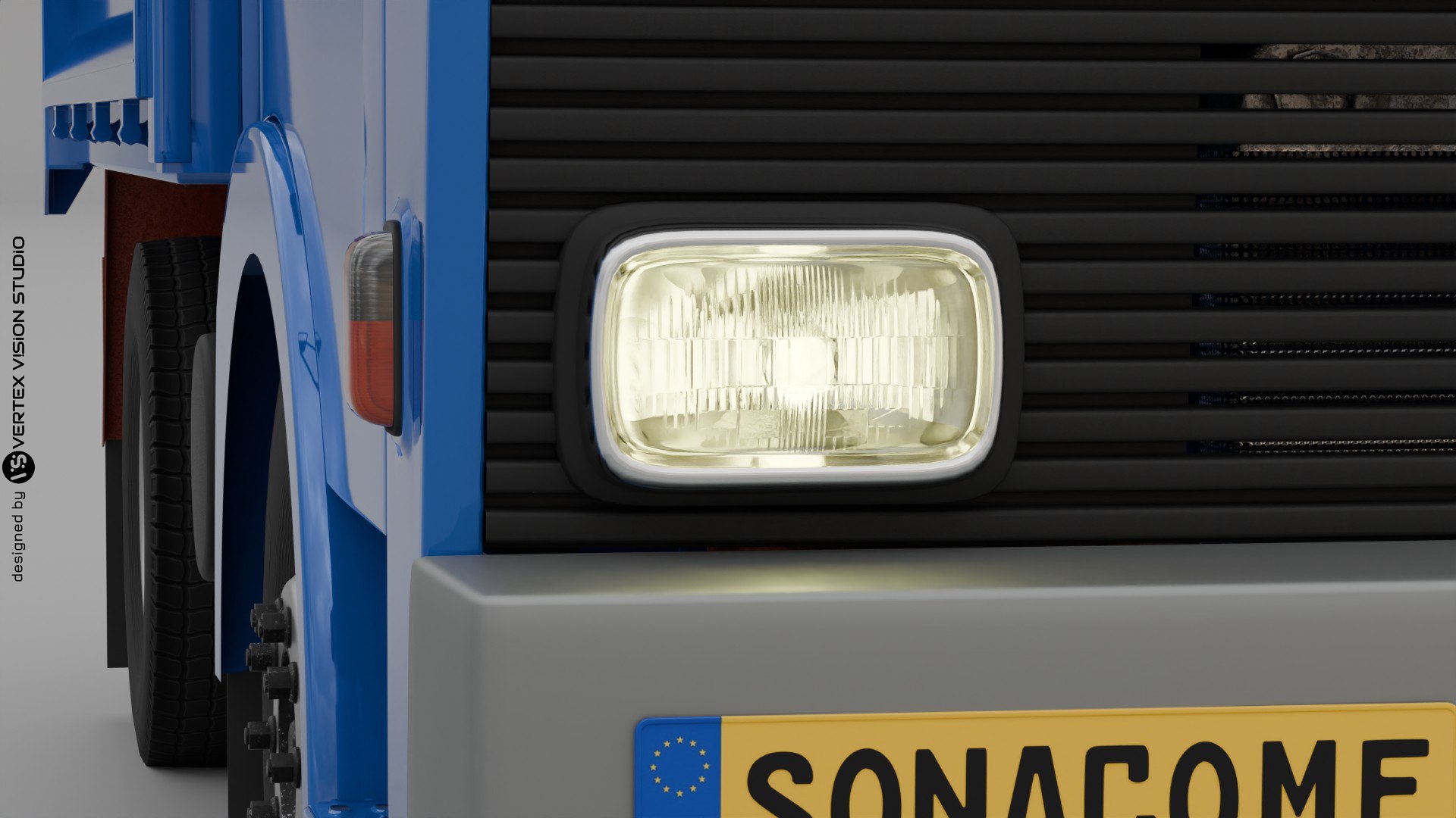 3D SNVI Sonacome K66 Truck 3D Model - TurboSquid 2295609