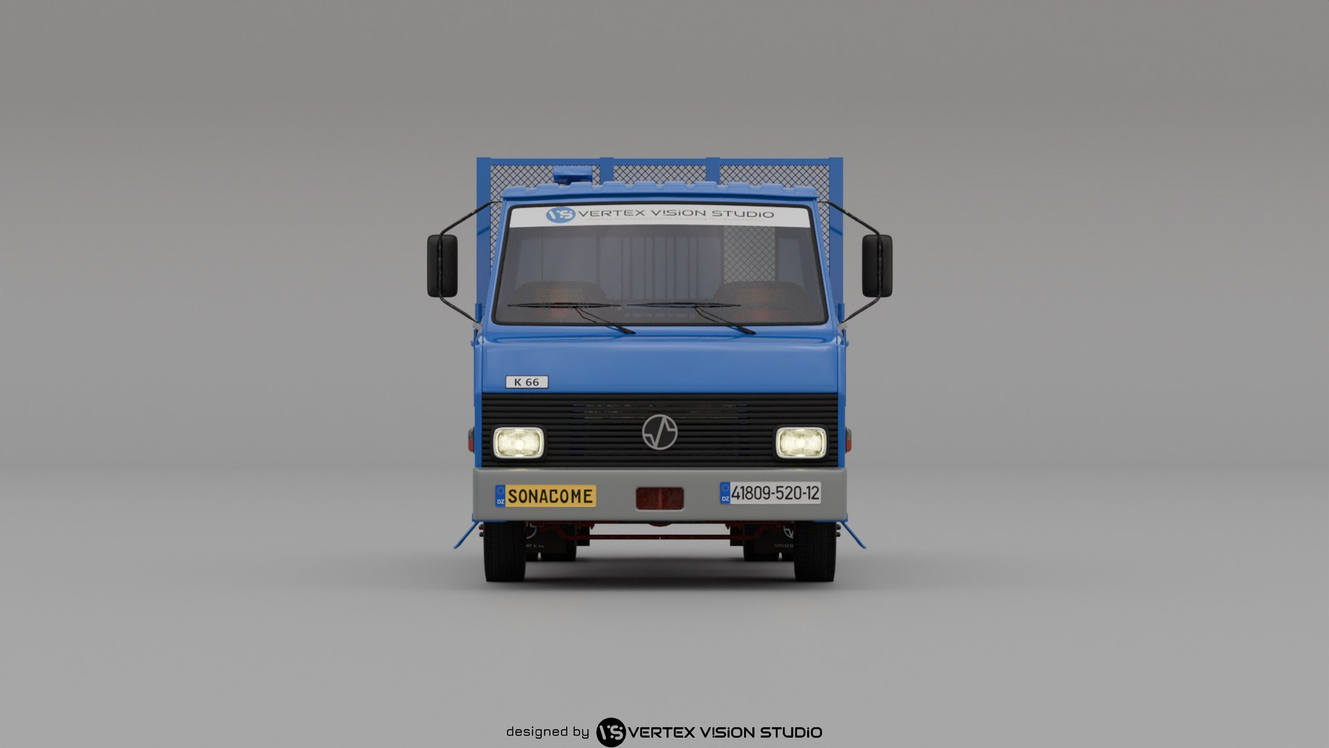 3D SNVI Sonacome K66 Truck 3D Model - TurboSquid 2295609