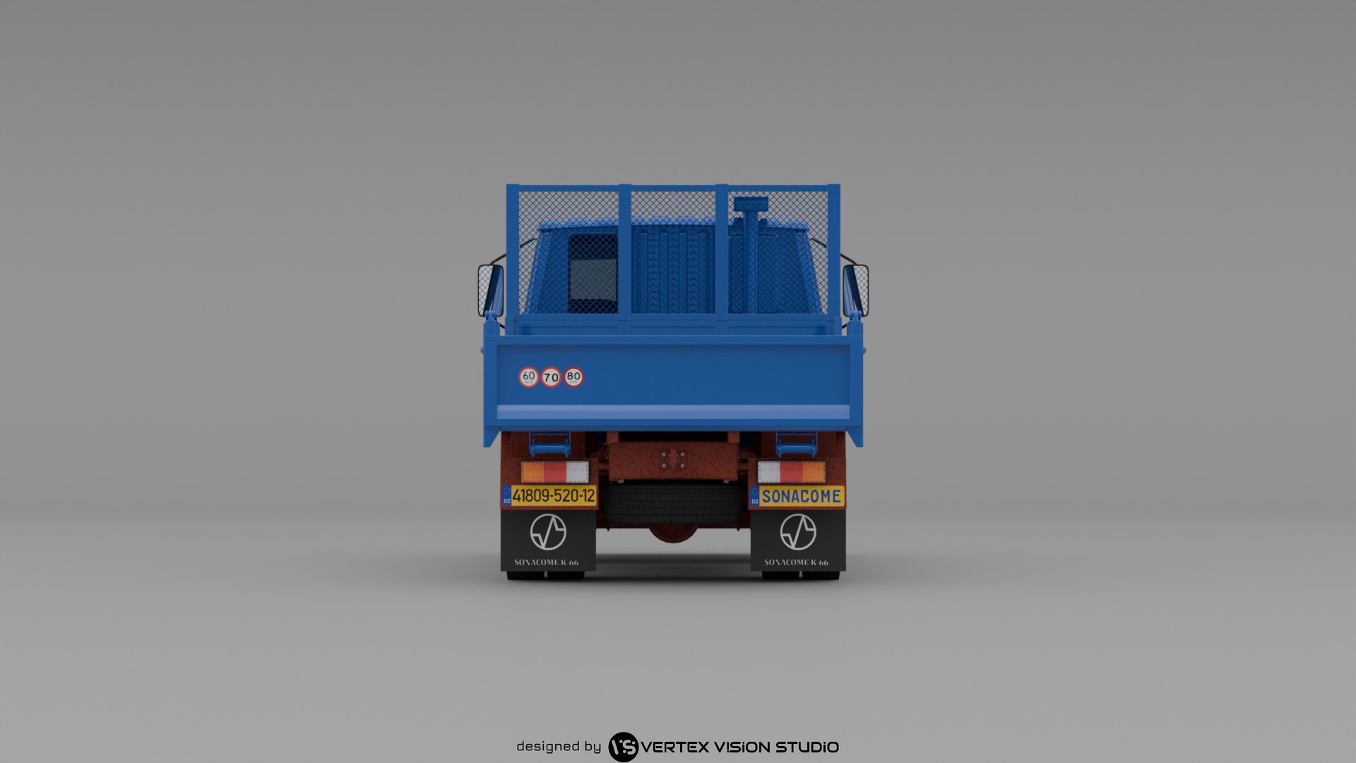 3D SNVI Sonacome K66 Truck 3D Model - TurboSquid 2295609