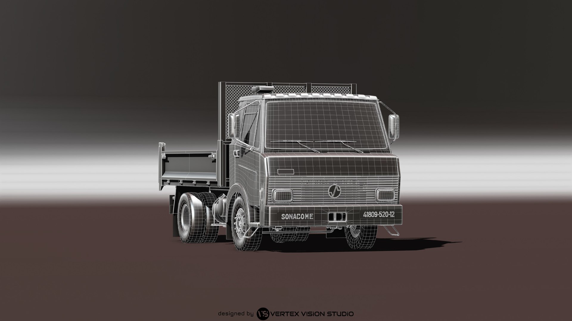 3D SNVI Sonacome K66 Truck 3D Model - TurboSquid 2295609