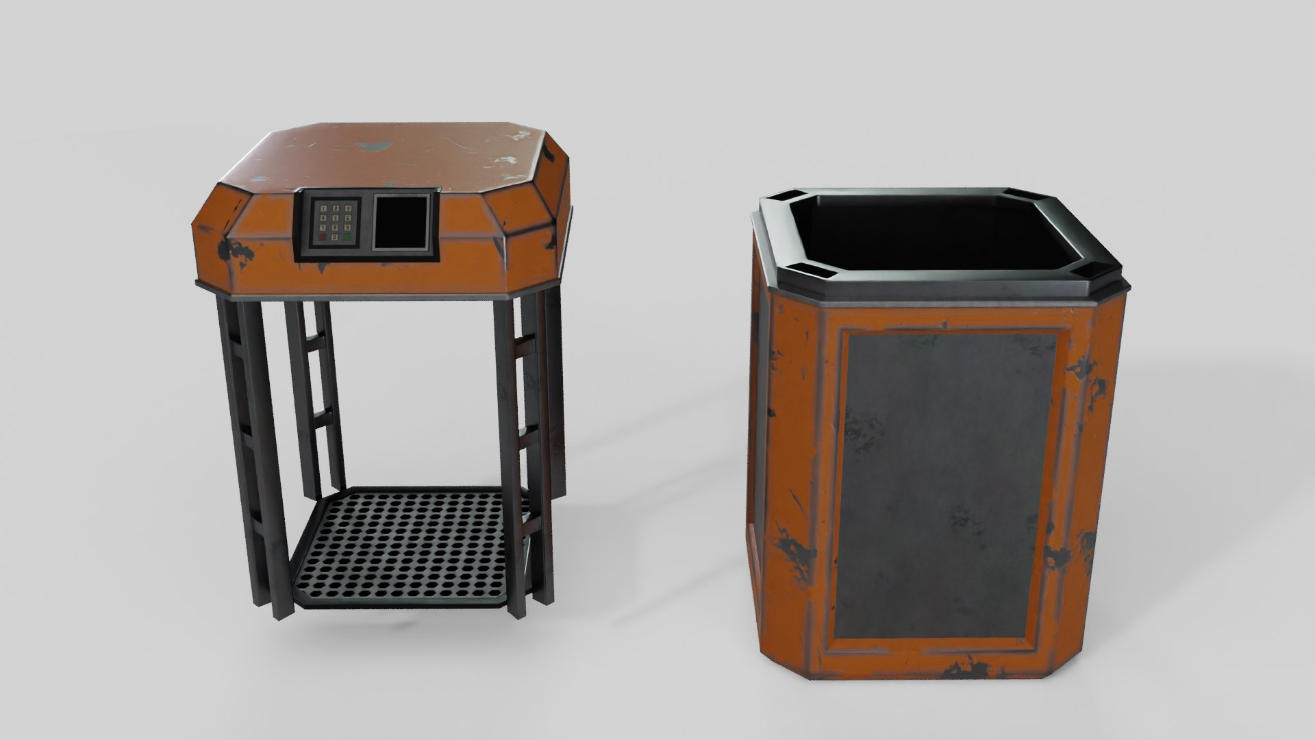 3D Storage Unit - Small Model - TurboSquid 2016334