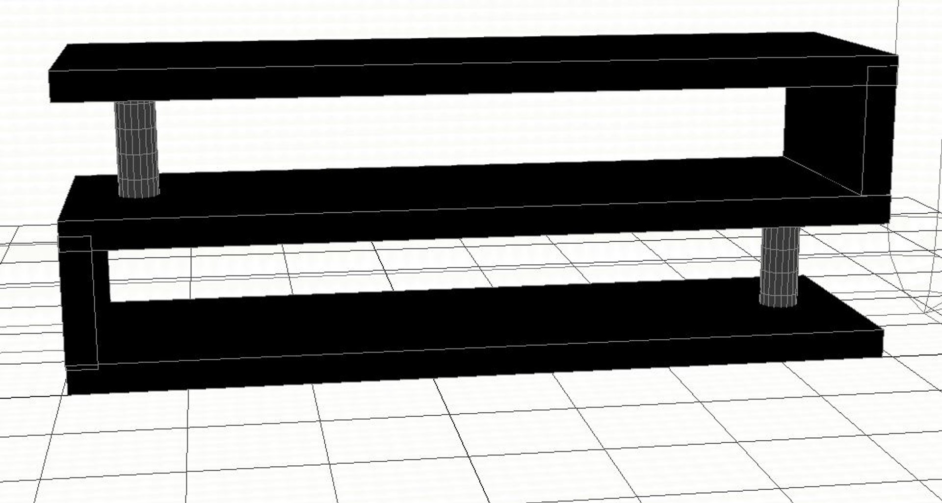 3D TABLE BLOCK model - TurboSquid 1824477