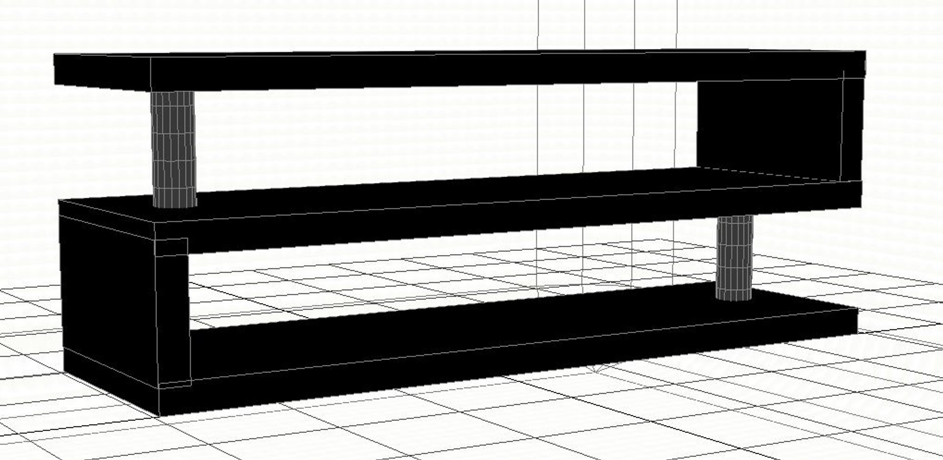 3D TABLE BLOCK Model - TurboSquid 1824477