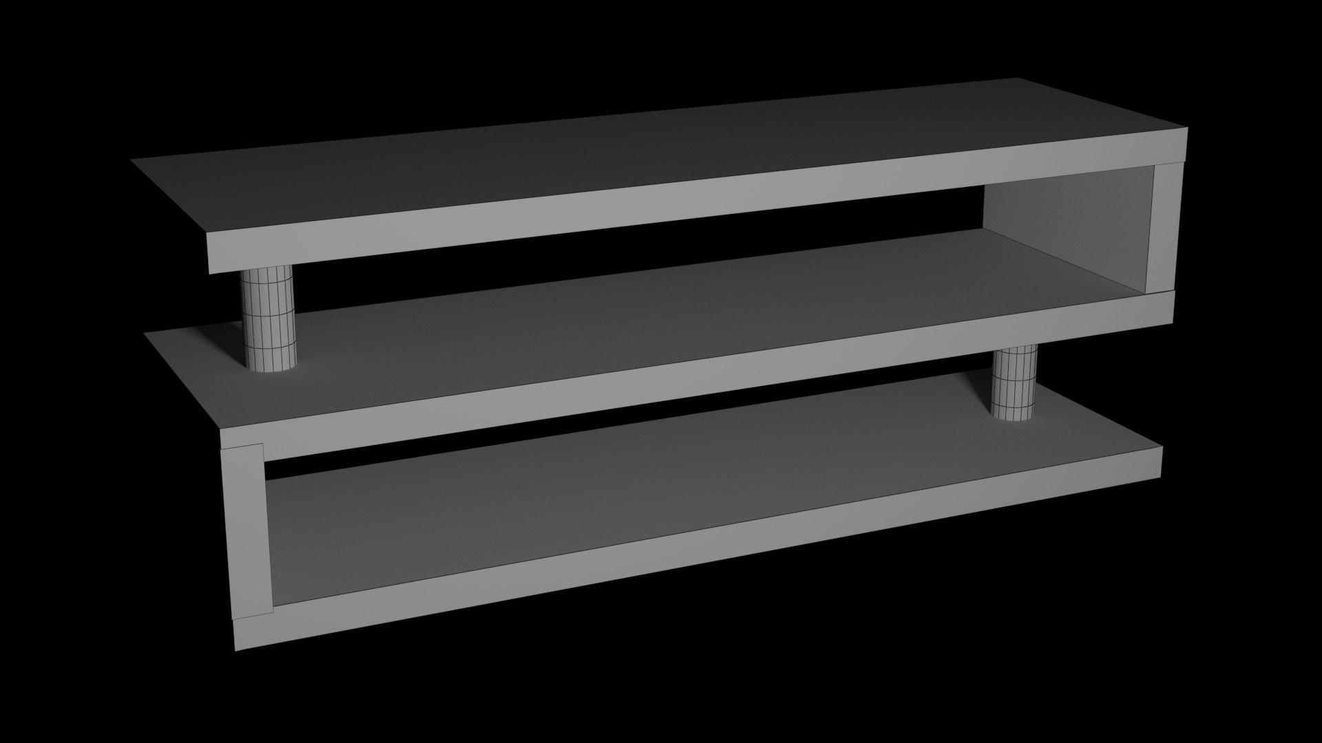 3D TABLE BLOCK model - TurboSquid 1824477