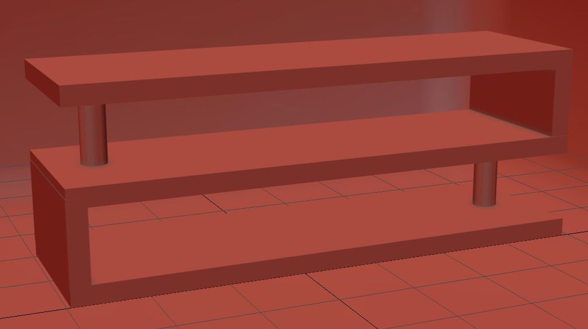 3D TABLE BLOCK model - TurboSquid 1824477