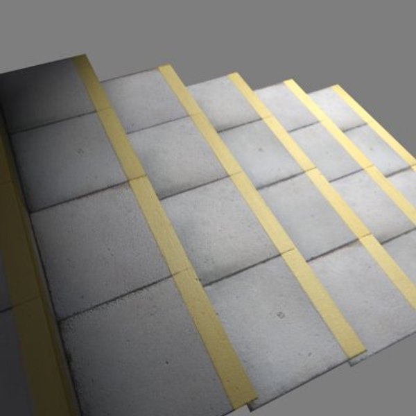 3d model slab steps