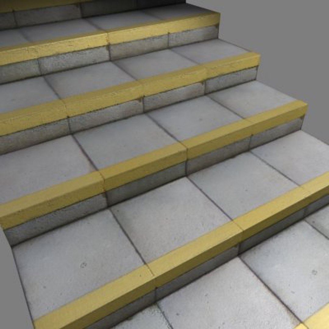 3d model slab steps