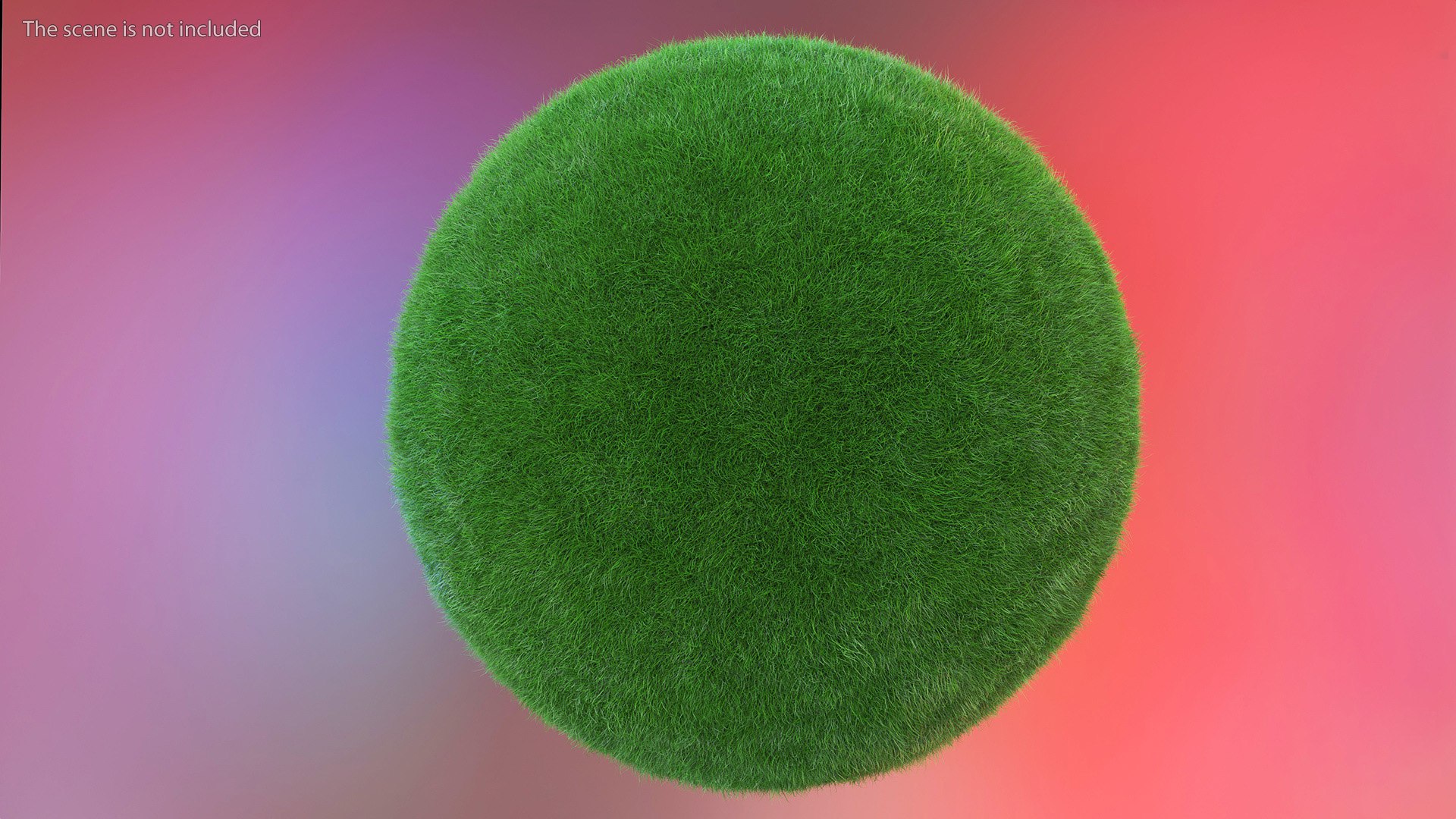 Sphere Covered With Green Grass Fur 3D Model - TurboSquid 2184617