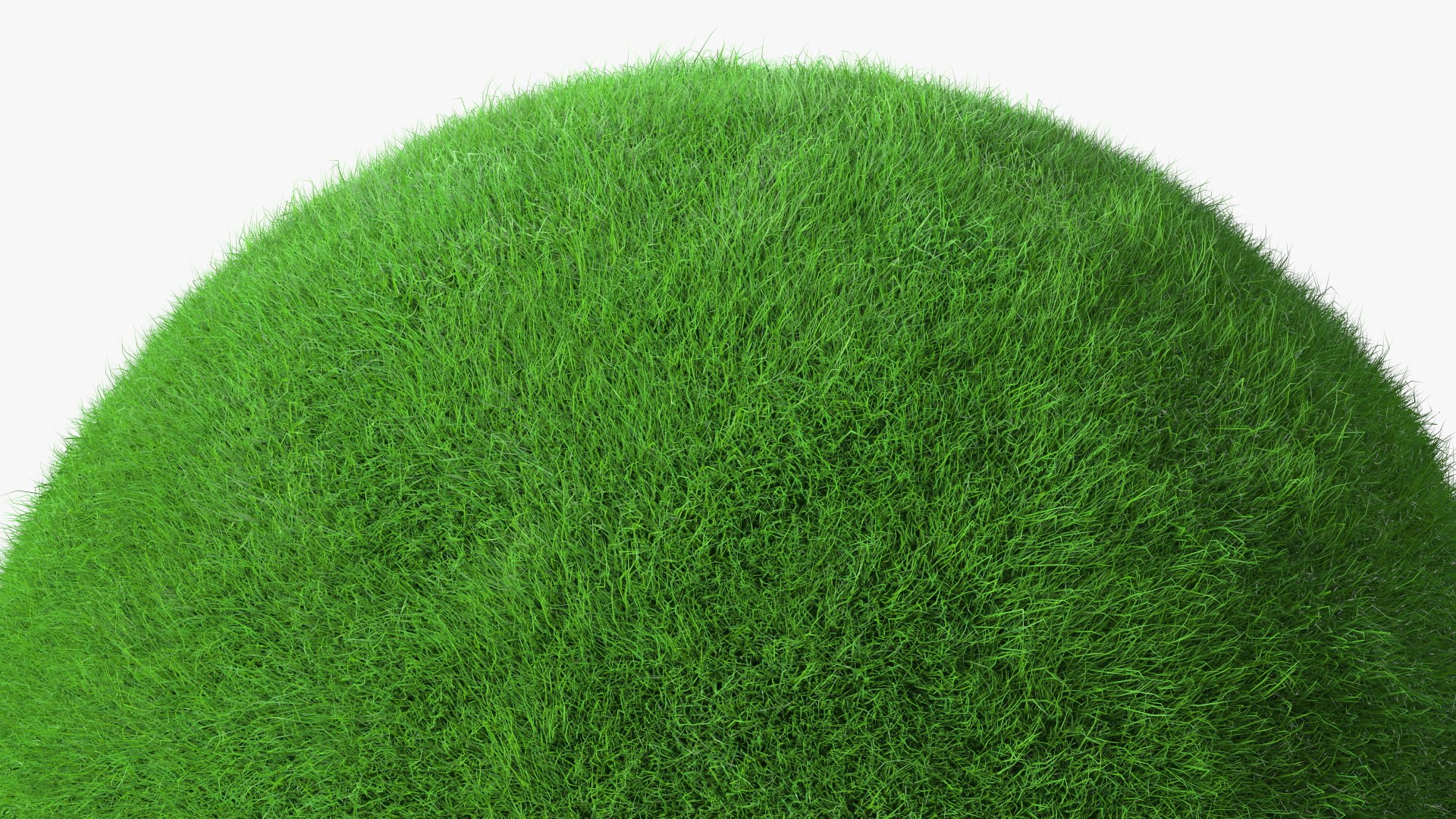 Sphere Covered With Green Grass Fur 3D Model - TurboSquid 2184617
