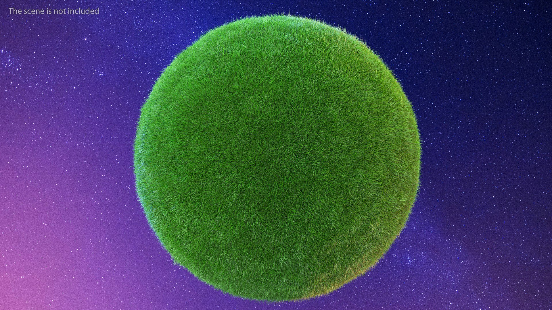 Sphere Covered With Green Grass Fur 3D Model - TurboSquid 2184617