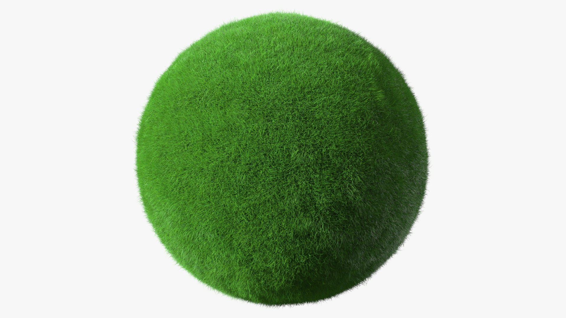 Sphere Covered With Green Grass Fur 3D Model - TurboSquid 2184617