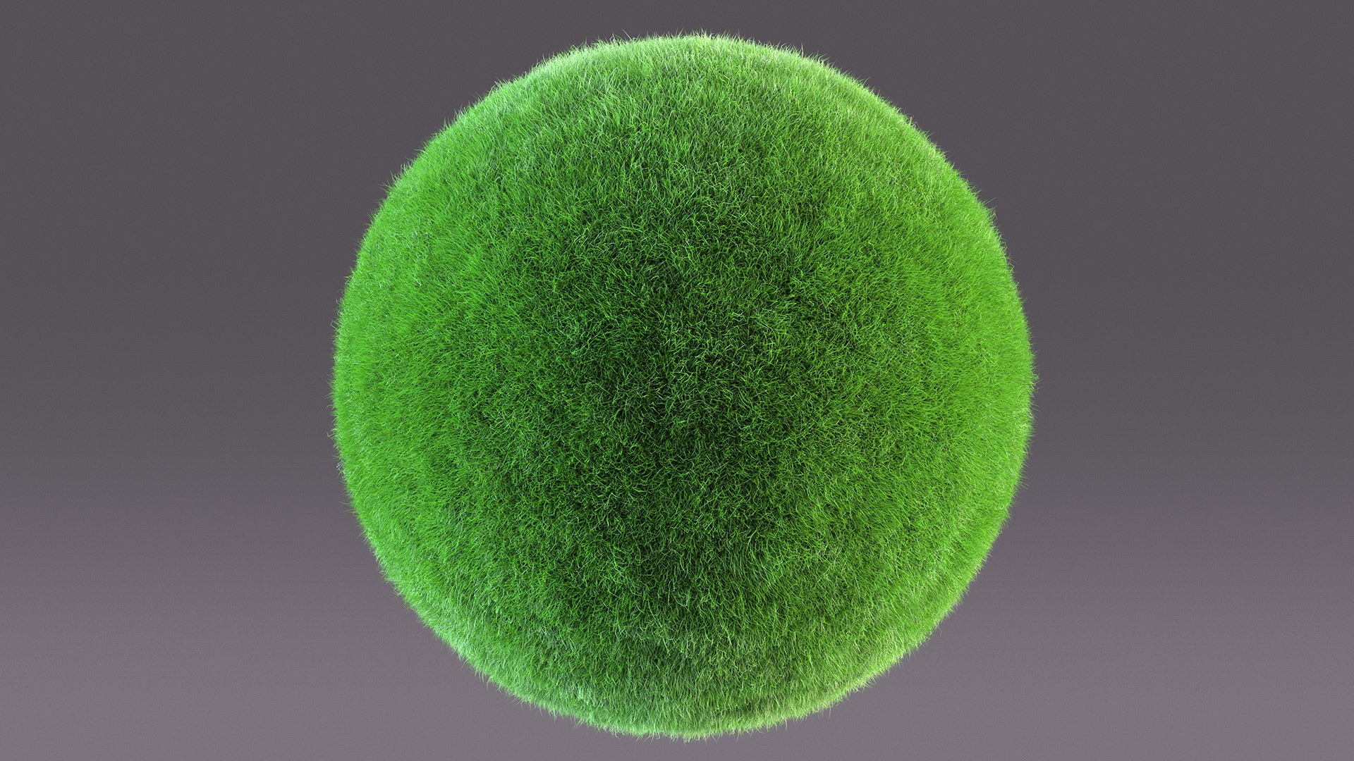 Sphere Covered With Green Grass Fur 3D Model - TurboSquid 2184617