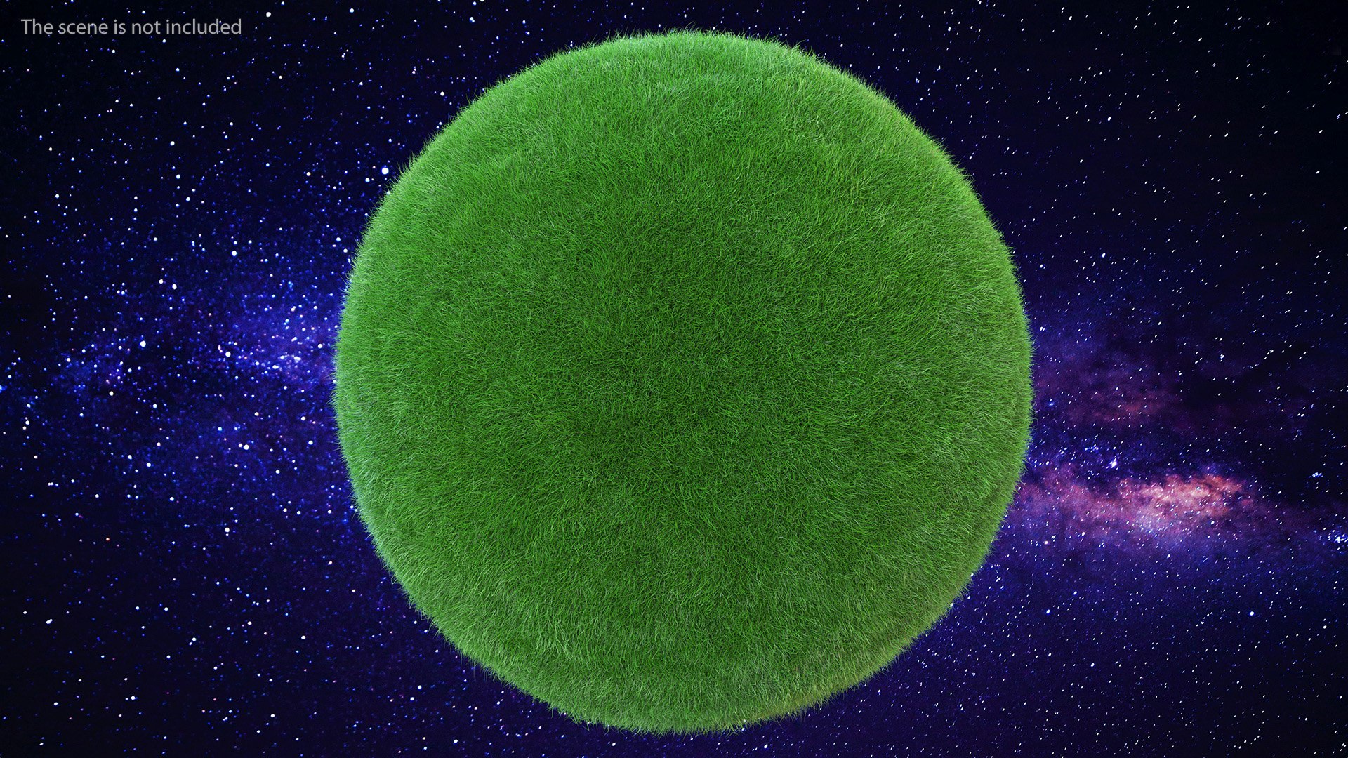 Sphere Covered With Green Grass Fur 3D Model - TurboSquid 2184617