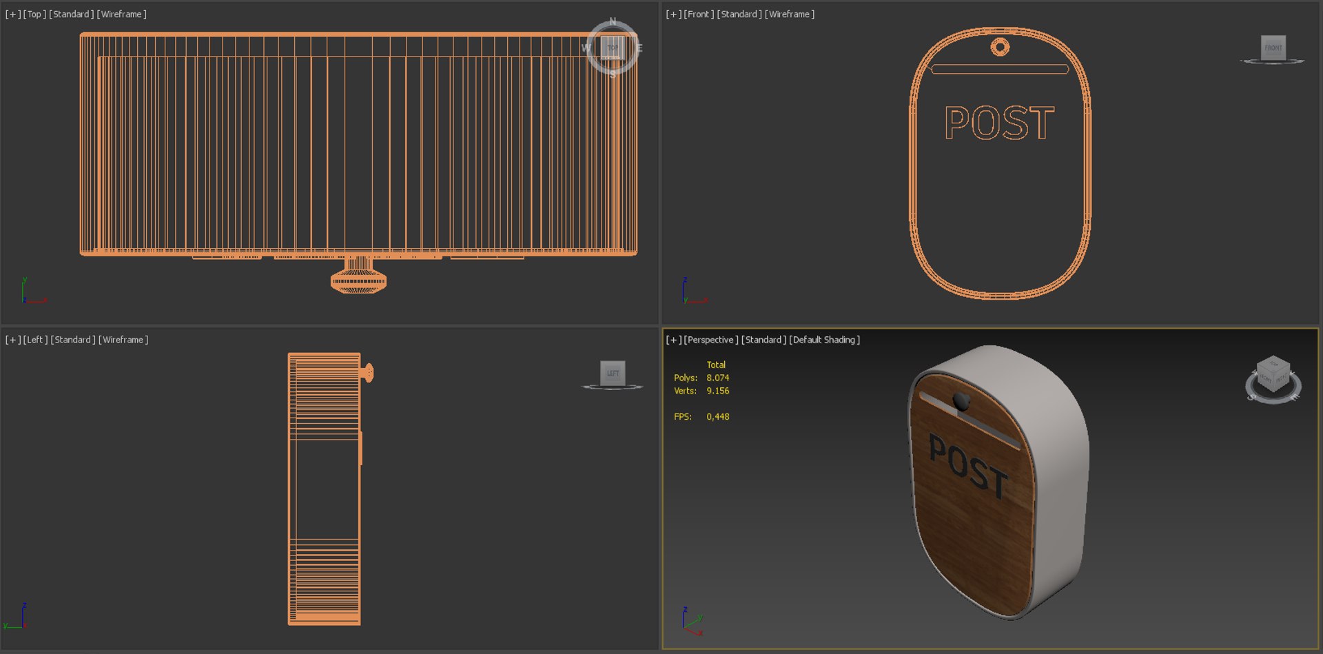 3D Model Mailbox - TurboSquid 2162986