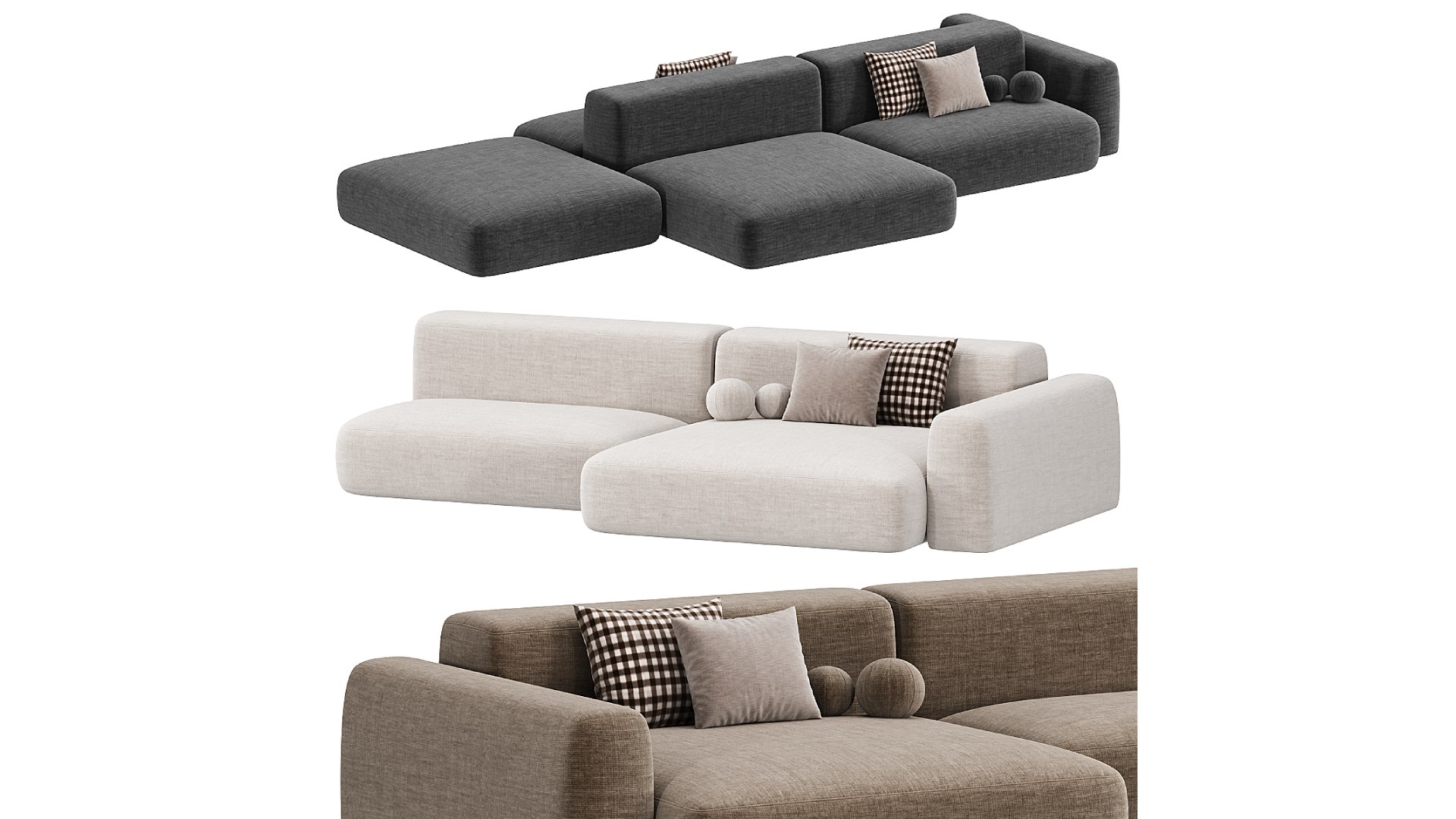 Sky Sofa Modular Sofa By Tamamm 3D - TurboSquid 2204203
