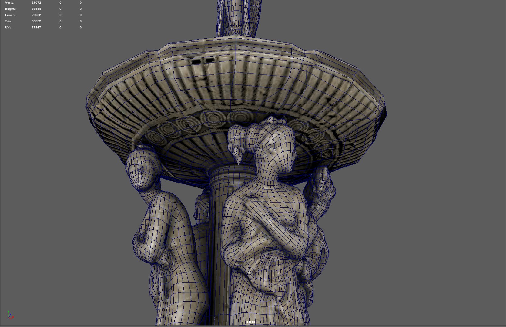 Water Fountain Greek 3D Model - TurboSquid 2068792