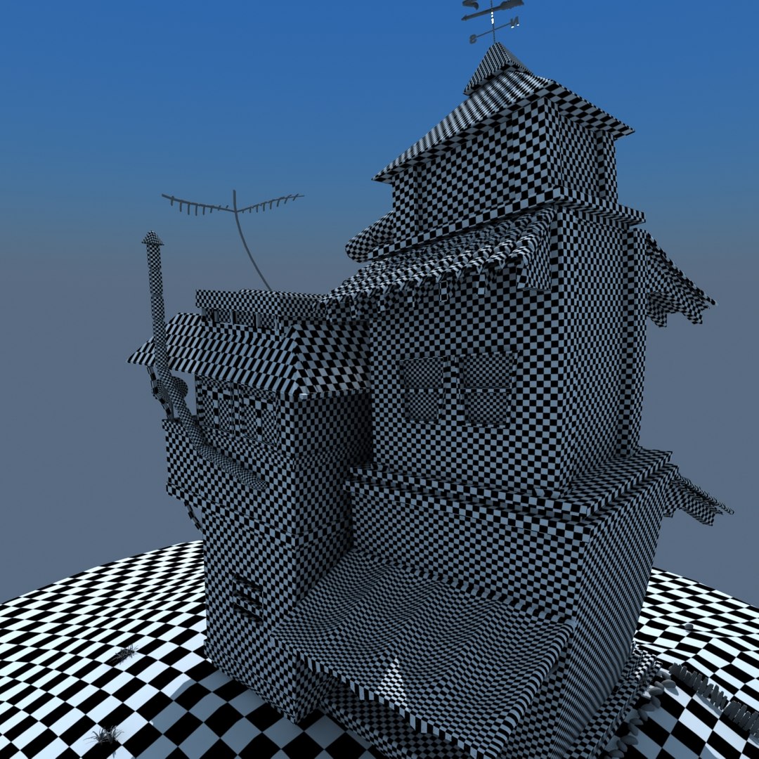 3d Funny Cartoon Houses