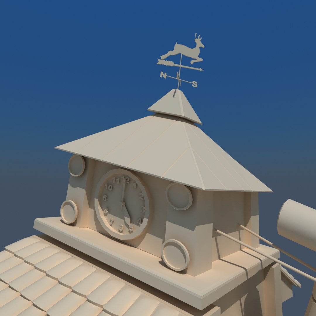 3d Funny Cartoon Houses