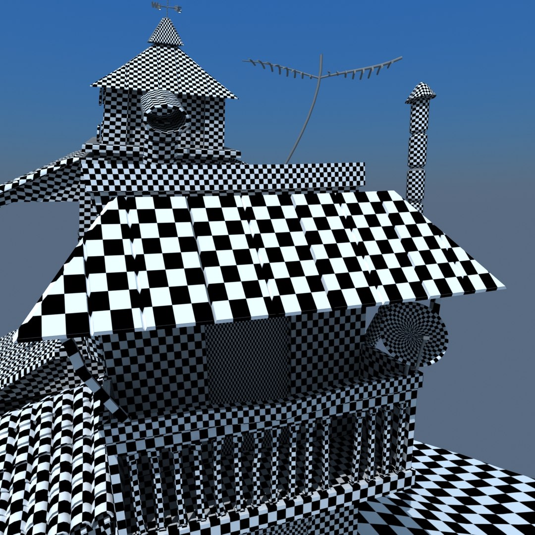3d Funny Cartoon Houses
