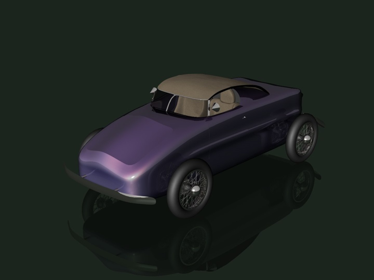 Fantasy Car 3d Model