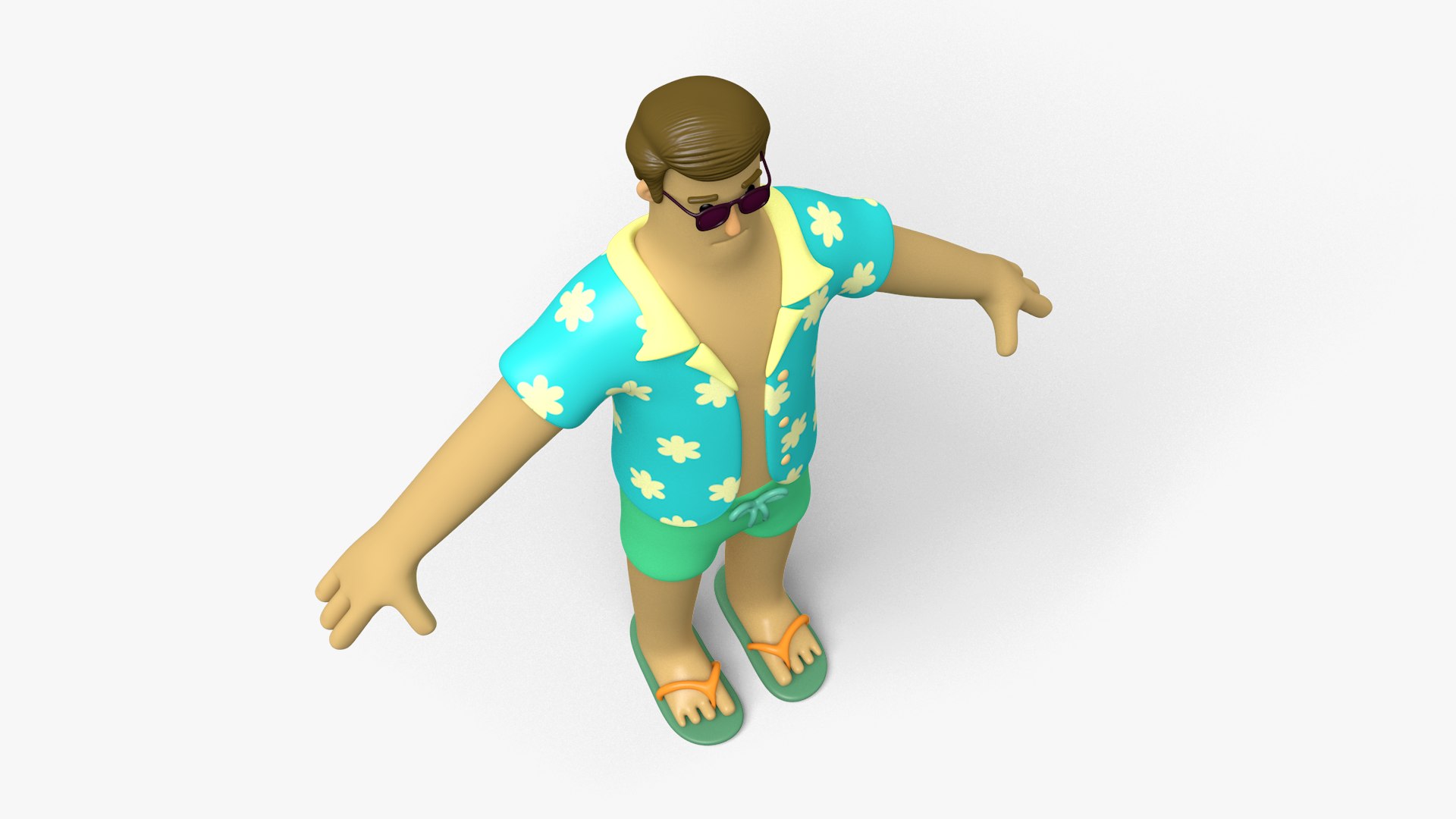 Man Toon Character 3D Model - TurboSquid 1641542