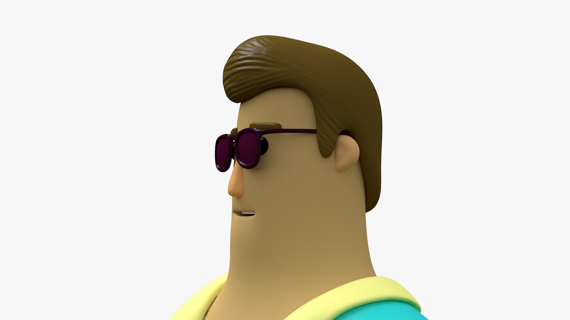 Man Toon Character 3D Model - TurboSquid 1641542