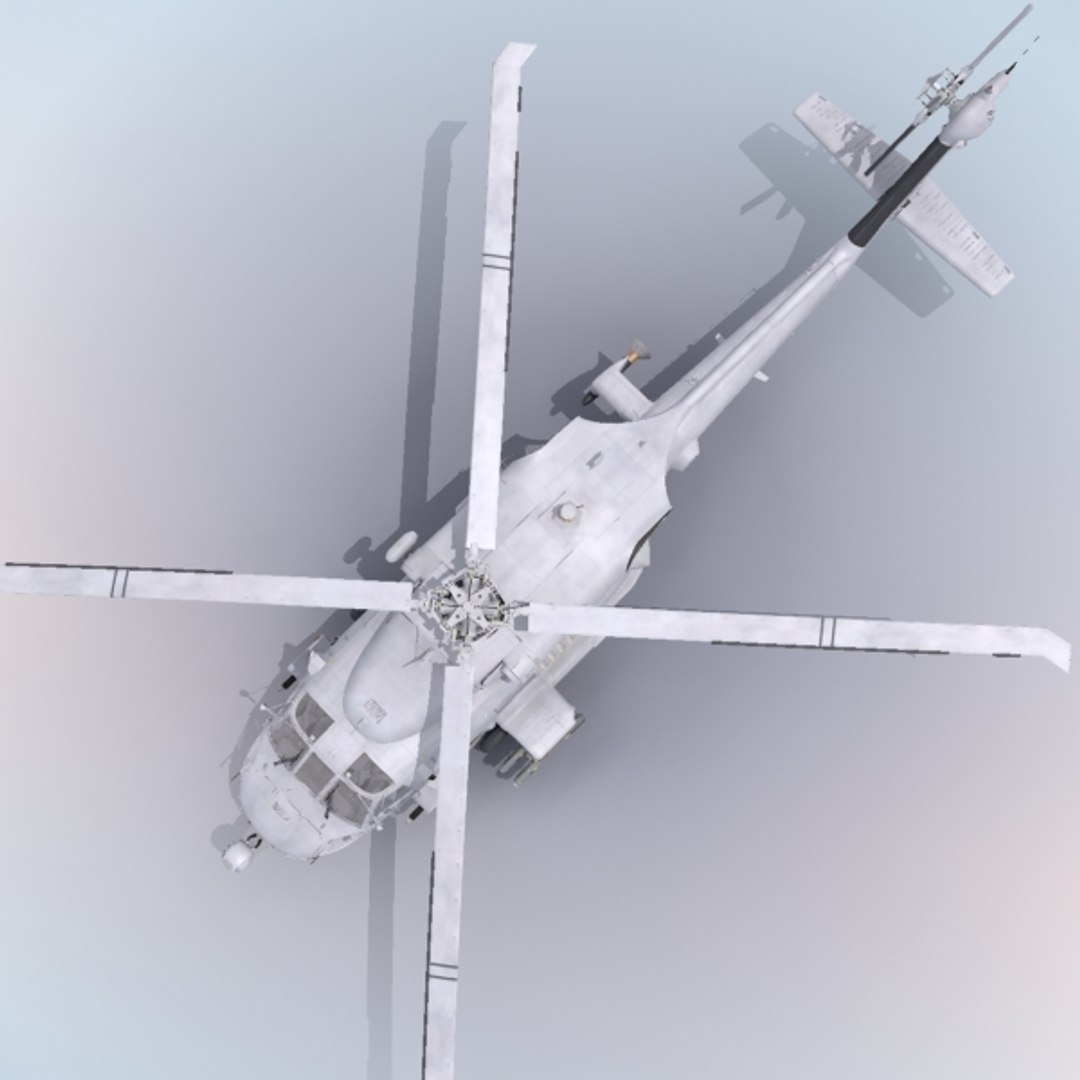 sh-60 seahawk military helicopter 3d model