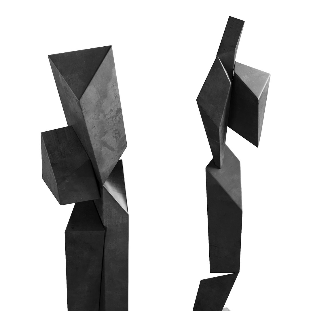 3D 408 Interior Sculptures 15 Minimalistic Abstract Modern Angular ...