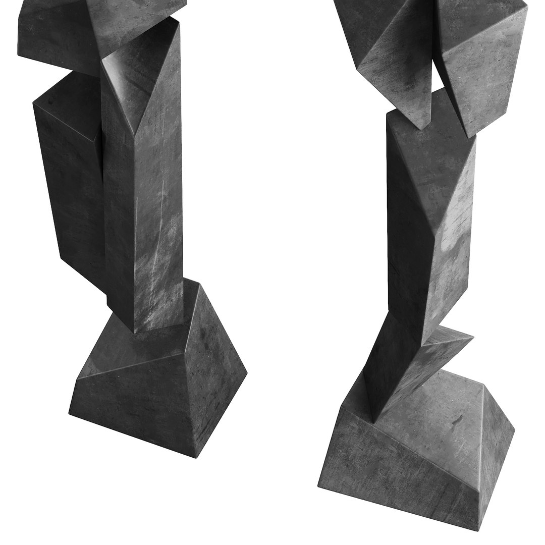 3D 408 Interior Sculptures 15 Minimalistic Abstract Modern Angular ...