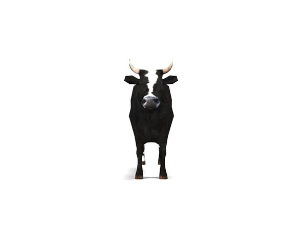 3d cow model
