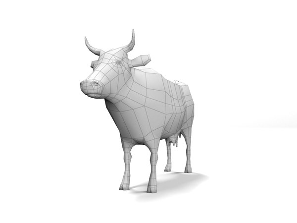 3d cow model