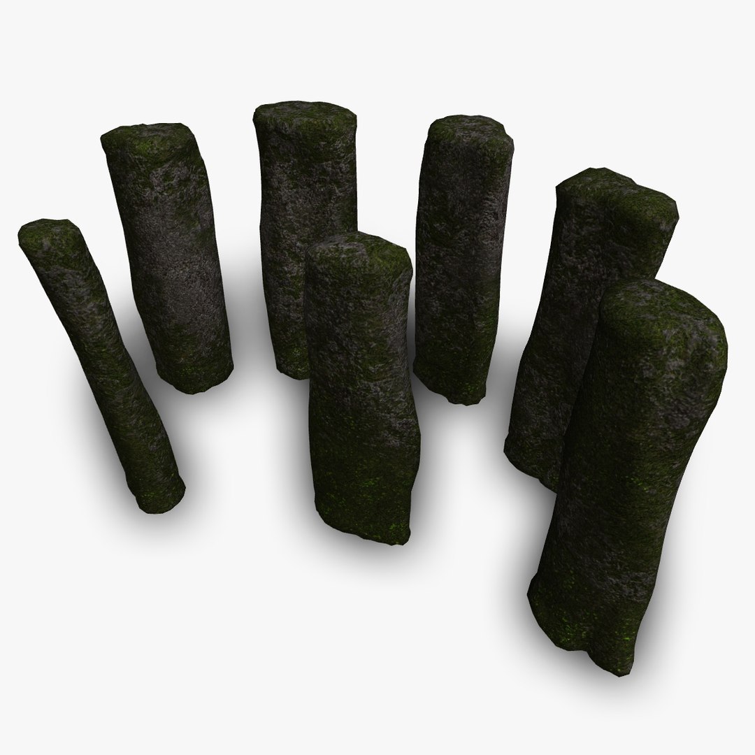 Rock Pillars - Moss Model - TurboSquid 2056076
