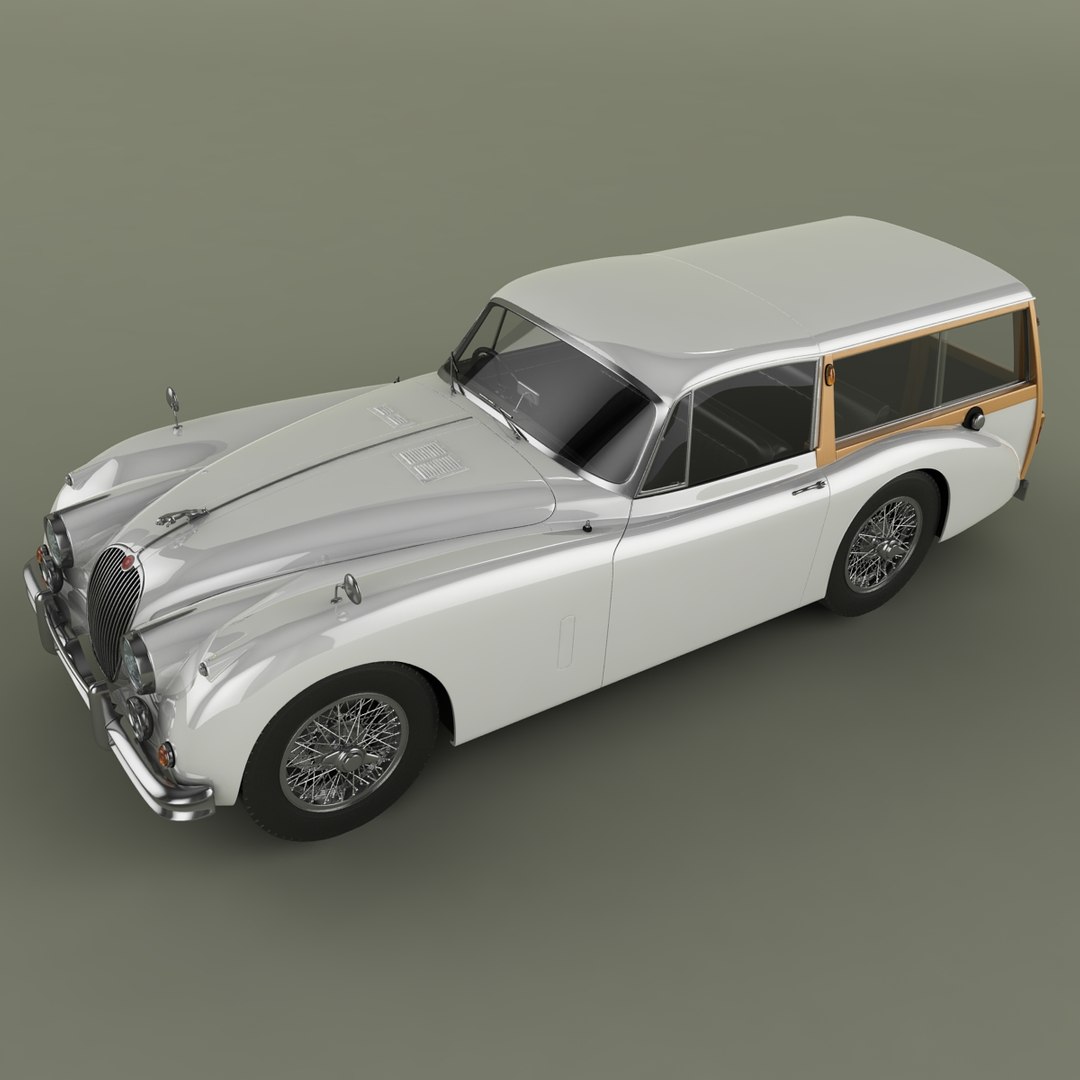 1959 Xk150 Foxbat 3d Model