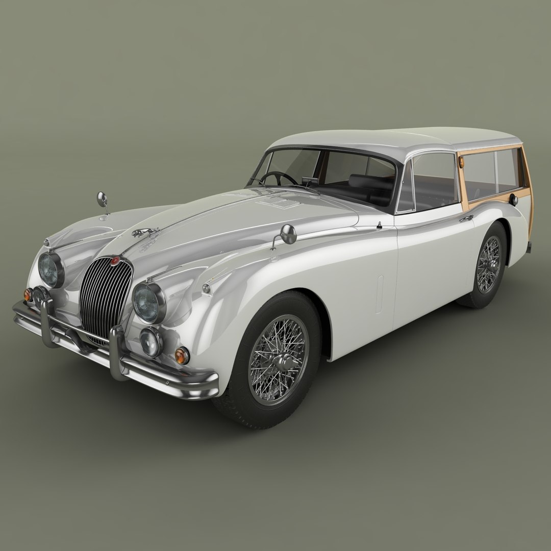 1959 Xk150 Foxbat 3d Model
