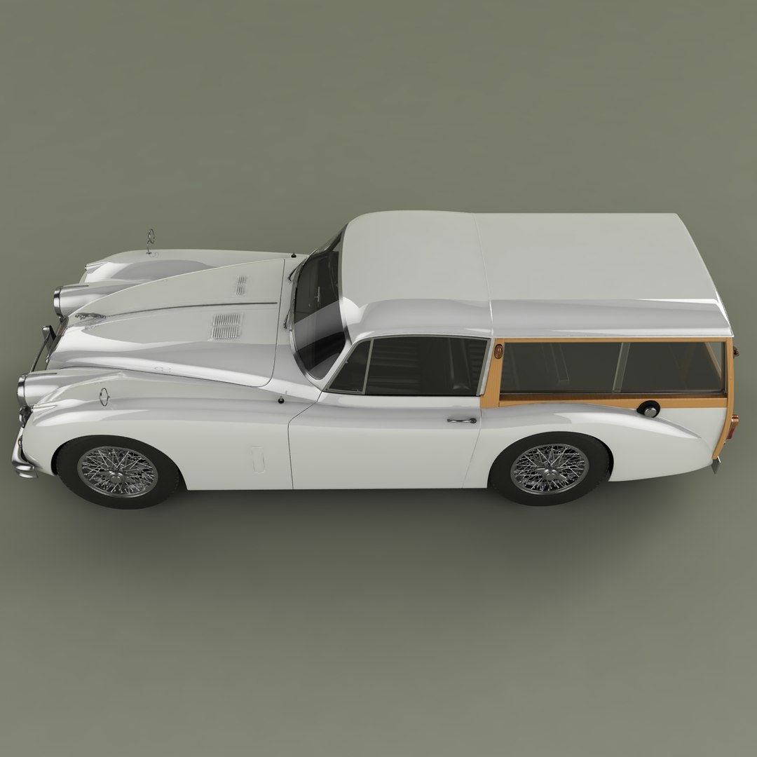 1959 Xk150 Foxbat 3d Model